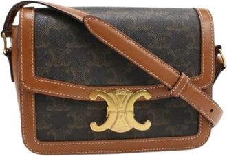 Celine Pre-owned Sac bandouli&egrave;re vintage en toile - Femme - Pre-owned - Noir - Taille: ONE Size