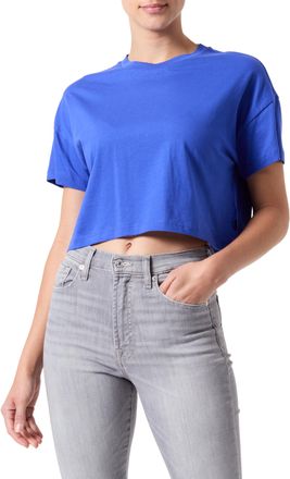 Noisy May NMALENA S/S O-Neck SEMICROP TOP FWD NOOS