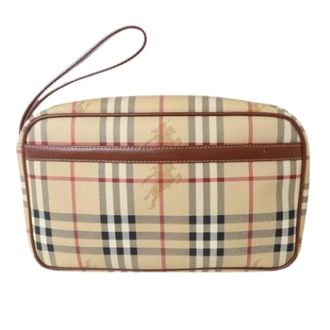 Burberry Pre-owned Vintage Clutch - Femme - Pre-owned - Beige - Taille: ONE Size