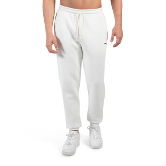 Smilodox Jogginghose Herren Ilyas, Regular Fit Sweathose mit Taschen, Kordelzug am Bund, graviertem Metalllabel am Oberschenkel, weichem Material, Bequeme Frei