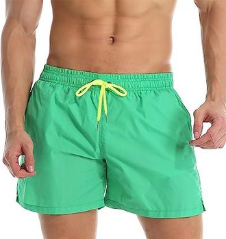Generic Short de plage pour homme - Grande taille - Loisirs - Couleur - Sport - Dinosaure - Solide - &Eacute;t&eacute; - Plage pour homme - Pantalon de vacances - Coupe r&eacute;g
