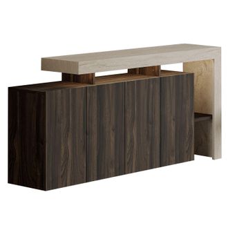 Hanah Home Credenza In Legno beliz - 170 X 35 X 80 Cm - Marrone