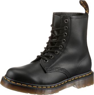 Dr. Martens Schnürstiefel DR. MARTENS 1460 8 Eye Boot, Damen, Gr. 36, schwarz, Nappaleder, unifarben, Schuhe Schnürstiefel, Festival, Blockabsatz, Schnürboots mit