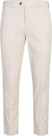 PT01 Pantalon slim &agrave; taille &eacute;lastiqu&eacute;e en coton