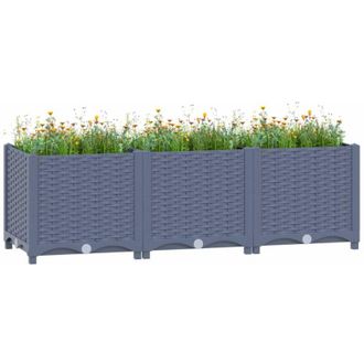 vidaXL Lit sur&eacute;lev&eacute; 120x40x38 cm Polypropyl&egrave;ne Vidaxl