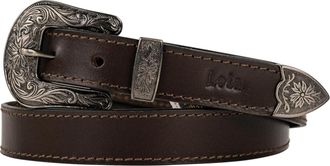 Lois Breit Lederg&uuml;rtel f&uuml;r Damen, G&uuml;rtel 3 cm Breit, Lederg&uuml;rtel Braun, Eleganter G&uuml;rtel, G&uuml;rtel Braun