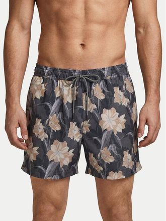 HUGO BOSS Badeshorts Iris 50555111 Grau Regular Fit