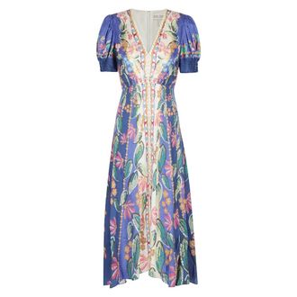 Saloni Femme, Robes, Multicolore, Taille: 38 FR Lea Dress