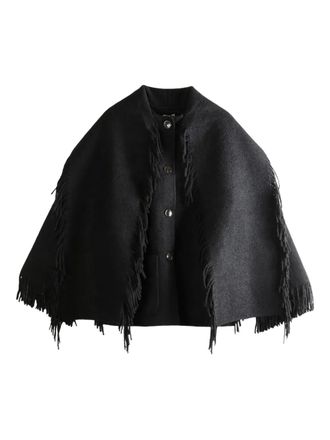 Toteme fringe button jacket - Schwarz