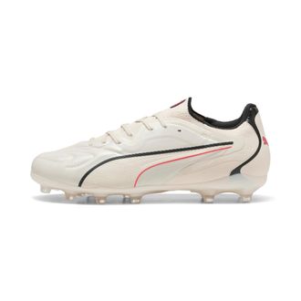 Puma Chaussures de football KING 20 PRO FG/AG Unisexe, Chaussures, Beige, 40.5