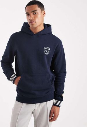 Superdry Athletic Club - Sweat à capuche - Bleu marine