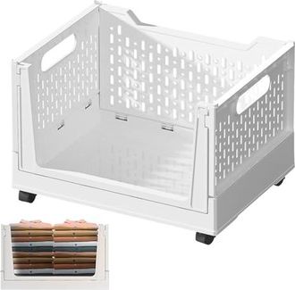 Generic Organisateur De Chariot &Agrave; Livres - Panier De Rangement Mobile, Mati&egrave;re Plastique Robuste, Conteneur Polyvalent Avec Roues Offrant Un Acc&egrave;s Pratique | 