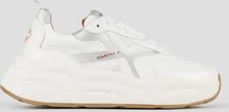 Alexander Smith Horizon Woman in white leather with iridescent details