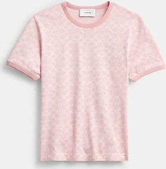Coach Signature-Ringer-T-Shirt