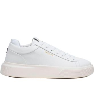 Replay Herren Notting Double Sneaker, 061 White, 44 EU