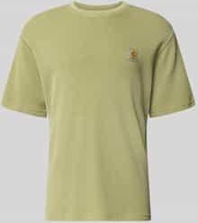 Carhartt Work in Progress T-Shirt mit Strukturmuster Modell Nelson