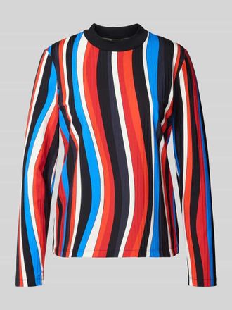 Marc Cain Longsleeve mit elastischem Rundhalsausschnitt