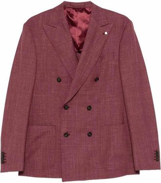 Luigi Bianchi Mantova Blazer - Rouge Brun