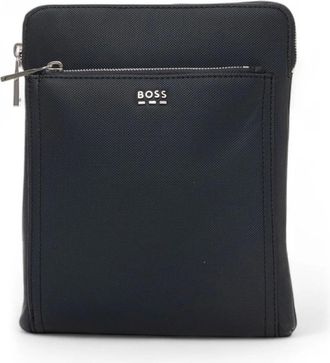HUGO BOSS Homme, Sacs, Bleu, Taille: ONE Size Sac Bandoulière Enveloppe avec Bandoulière Réglable