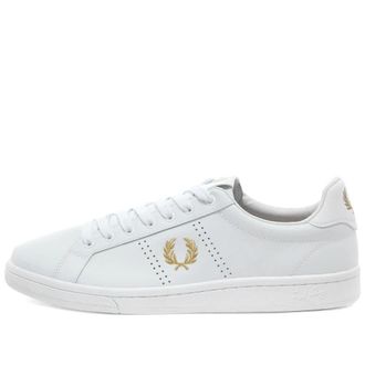 Fred Perry Perforierte Ledertennisschuhe - - Shoes - Herren - Wei&szlig; - 46 EU