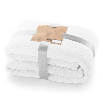 Decoking Couverture Polaire 150 x 200 cm Plaid Doux en Microfibre pour Lits Canap&eacute;s Chaises et Divans Style Scandinave Chaude L&eacute;g&egrave;re et pour Toutes Les Saisons