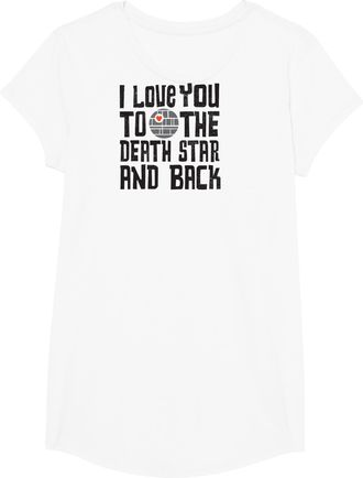 Star Wars Valentines Day I Love You to the Death Star T-Shirt