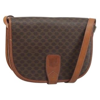 Celine Sac bandouli&egrave;re en plastique Pre-owned - Femme - Pre-owned - Brun - Taille: ONE Size