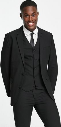 Asos Veste de costume slim - Noir