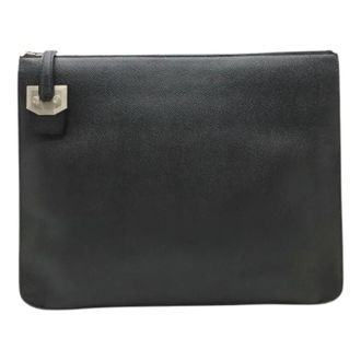 Herm&egrave;s Pre-owned City Hall 38 Clutch Bag - - Pre-owned - Damen - Schwarzk - ONE SIZE