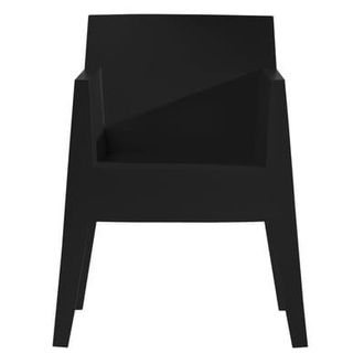 DRIADE Fauteuil empilable Toy - Noir - Polypropylène - Designer Philippe Starck