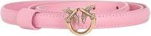 Pinko Love Berry H1 Belt Veau Soie Ceinture, P31q_Rose Marino-Antique Gold, L Femme