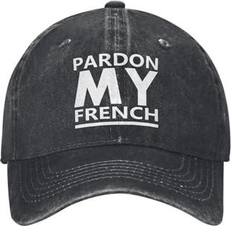 Generic Chapeau dHomme, Pardon Mon Amour fran&ccedil;ais Casquette de Baseball fran&ccedil;aise d&eacute;contract&eacute;e Chasse d&eacute;t&eacute; Camping Chapeaux Hip-hop Cadeau de Casquettes de Ba