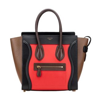 Celine Pre-owned Strukturierte Leder Handtasche - - Pre-owned - Damen - Mehrfarbig - ONE SIZE
