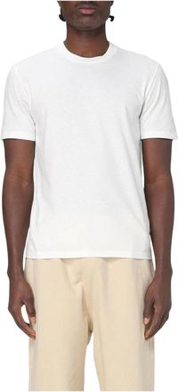 Maison Margiela Homme, Tops, Blanc, Taille: S Short Sleeve Crew Neck TShirt