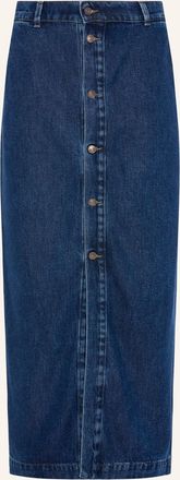 7 For All Mankind Amie Skirt Jeansrock blau
