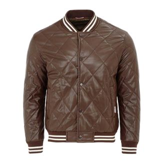Firetrap Bomberjacke f&uuml;r Herren, Snap (Kaffeebraun)