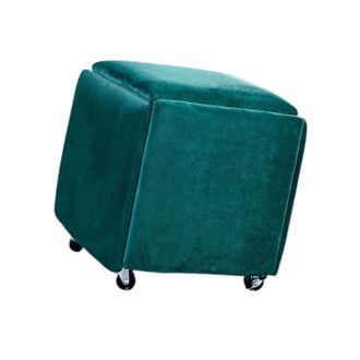 Generic 5-in-1-stapelbare quadratische Ottoman-Hocker, Kombinationssitze for kleine R&auml;ume, for die Nutzung im Spielzimmer, im Lernb&uuml;ro, im Innenhof, im Garten