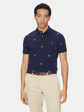 Polo Ralph Lauren Poloshirt 710964722001 Dunkelblau Custom Fit