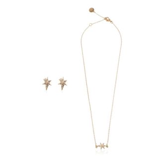 AllSaints Femme, Accessoires, Jaune, Taille: ONE Size Ensemble Boucles dOreilles et Collier