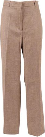 Max Mara Femme, Pantalons, Brun, Taille: 42 FR Pantalon Eziana
