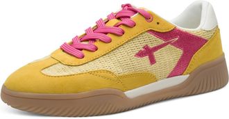 Tamaris Damen Sneaker Low gelb (Yellow Comb), 42