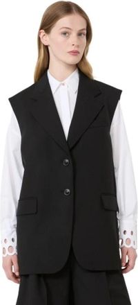 Max Mara Damen, Jacken, Schwarzk, MGr&ouml;&szlig;e