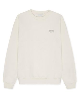Les Deux Sweatshirt aus Baumwolle mit beidseitigem Print, Regular Fit in