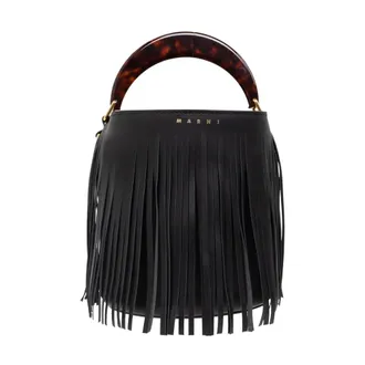 Marni Venice Fransen-Bucket Bag - - Bags - Damen - Schwarzk - ONE SIZE