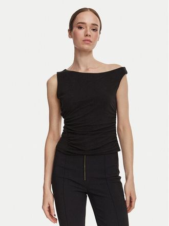 Guess Top W6YP38 K4517 Schwarz Slim Fit