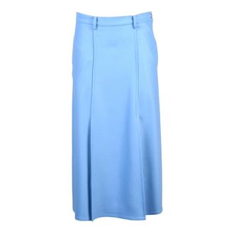 Crida Milano Femme, Jupes, Bleu, Taille: 36 FR Jupe Midi Siviglia