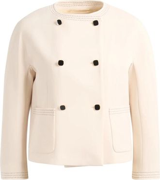 Max Mara Femme, Vestes, Beige, Taille: 36 FR Mstombrosa Jacket