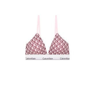 Calvin Klein Soutien-gorge triangle en coton m&eacute;lang&eacute;