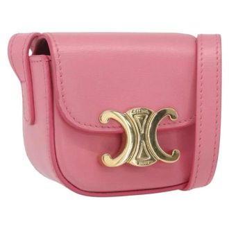 Celine Sac bandouli&egrave;re Vintage Pre-owned - Femme - Pre-owned - Rose - Taille: ONE Size
