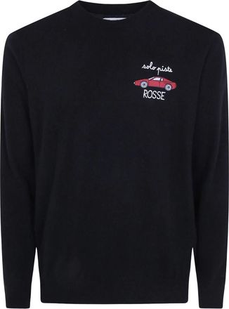 MC2 Saint Barth Heron Light Embry Rundhals Pullover - - Knitwear - Herren - Schwarzk - 2XL
